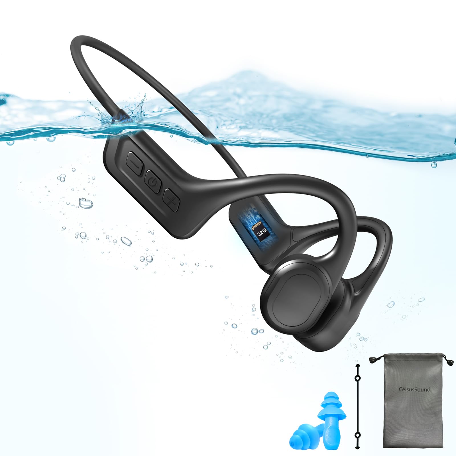 Mua Bone Conduction Swimming Headphones,Waterproof IP68,Wireless ...