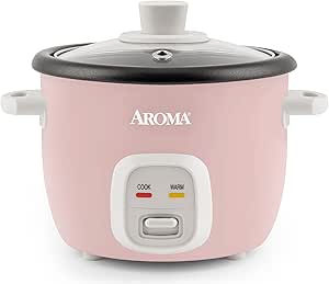 Amazon.com: Aroma Housewares 4-Cups (Cooked) / 1Qt. Rice & Grain Cooker ...