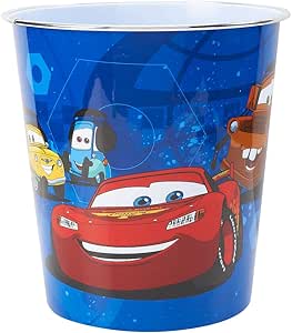 Amazon.com: Disney Pixar Cars Plastic Trash Can: Toys & Games