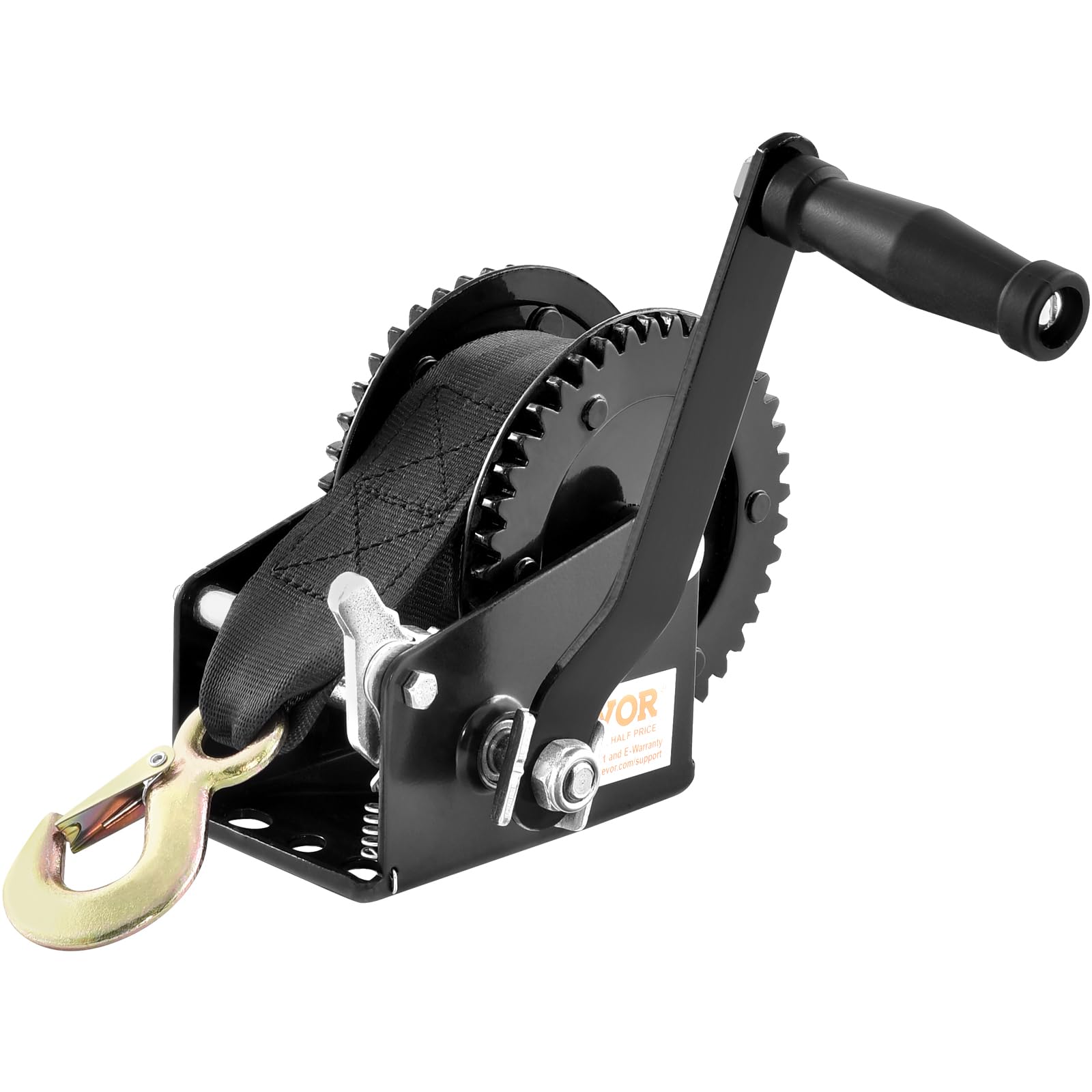 VEVOR Rope Crank, 800 LBS Capacity Heavy Duty Hand Winch with 33 FT ...