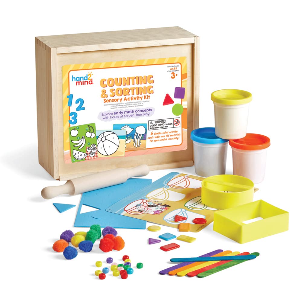 Mua hand2mind Counting and Sorting Sensory Activity Kit, Loose Parts Play Materials for Kids ...