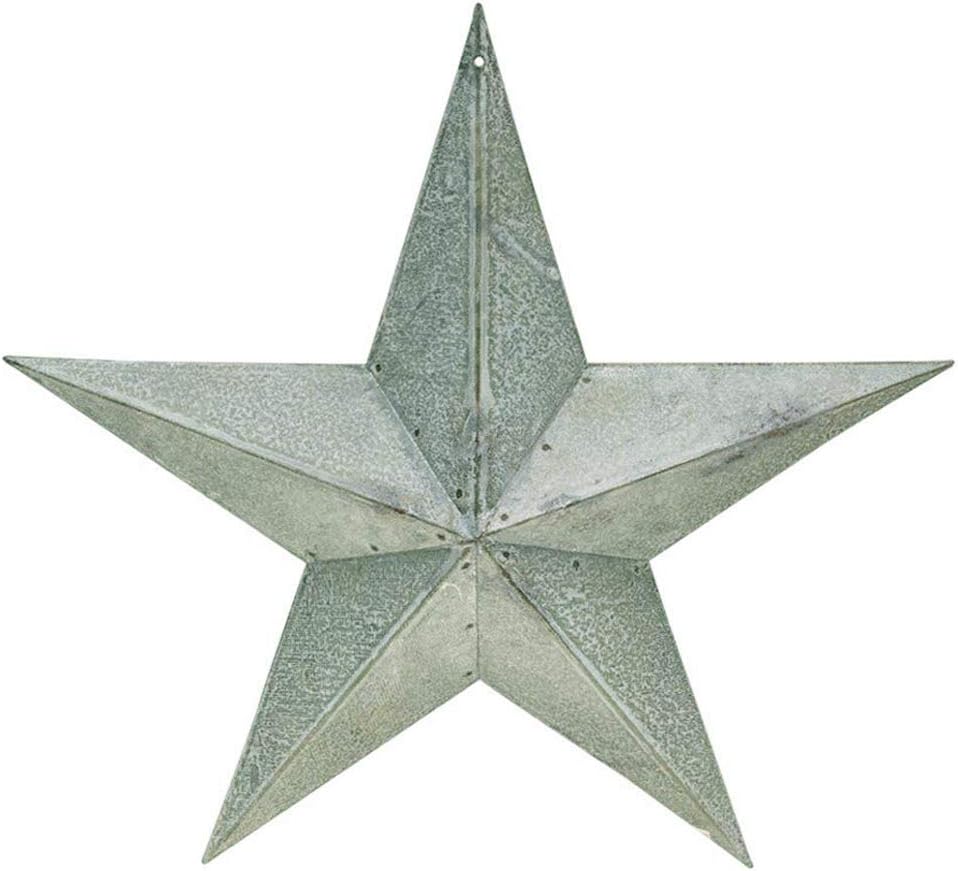 Amazon.com: Rustic Galvanized Metal Barn Star, 12": Everything Else