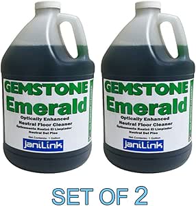 Amazon.com: Gemstone Emerald Neutral Floor Cleaner Gal [Set of 2 ...