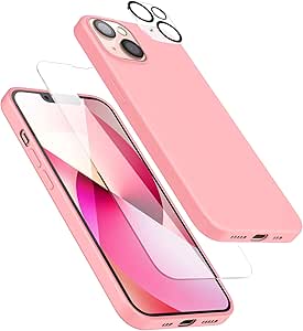 Amazon.com: Dssairo [5 in 1] Designed for iPhone 13 Case, with 2 Pack Screen Protector + 2 Pack ...