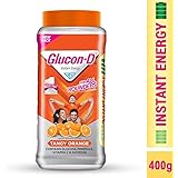 Glucon-D, Orange flavoured Glucose Based Beverage Mix - 500 g (450g ...