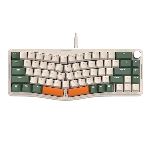 ATTACK SHARK AKS068 Wired Mechanical Gaming Keyboard 65% Alice Layout ...