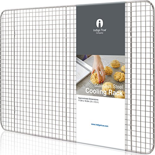 Stainless Steel Cooling Rack Half Size Commercial Grade Metal 11 5 X Stainless Steel Cooling Rack Half Size Commercial Grade Metal 11 5 X