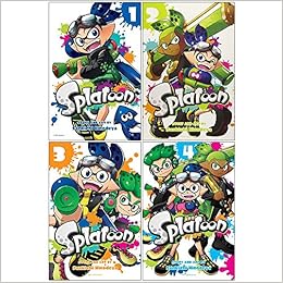 Splatoon manga vol 1-4 collection 4 books set by sankichi hinodeya ...