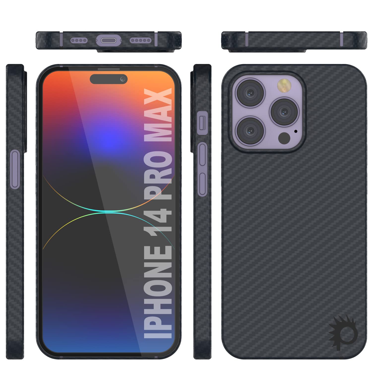 Mua Punkcase for iPhone 14 Pro Max Carbon Fiber Case [AramidShield ...