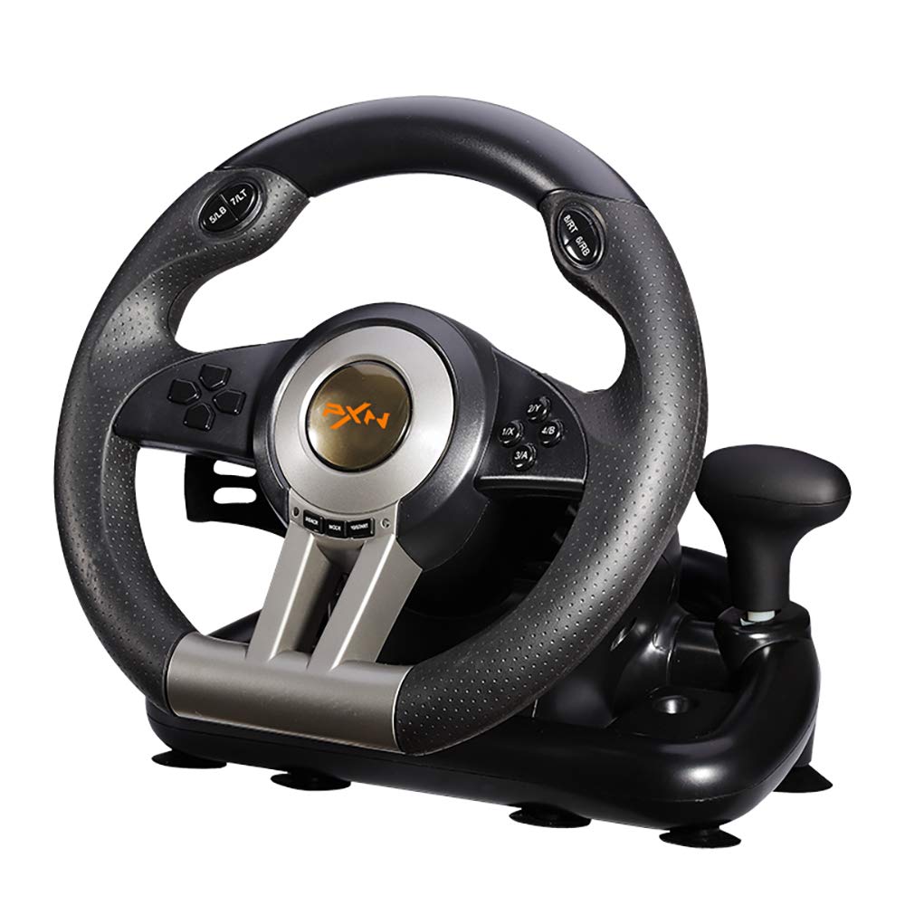 PXN V3II PC Racing Wheel, 180 Degree Universal Usb Car Racing Game ...