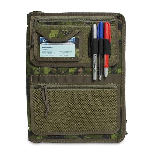 Tactical Admin Notebook Cover System, with Zippered Map Case, Fits ...