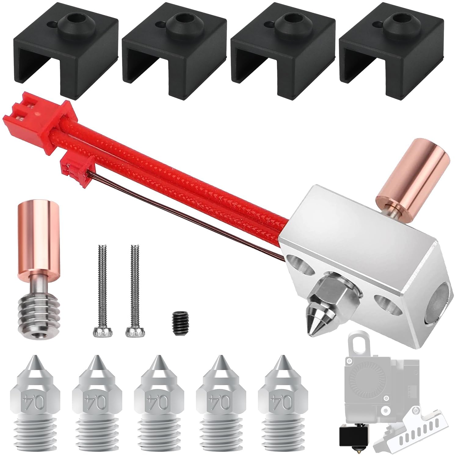 Sprite Extruder Upgrade Heater Block Kit for Creality, Ender 3 S1 Pro ...