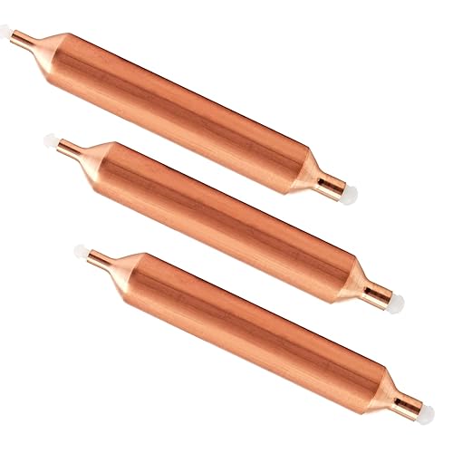 Waziaqoc 3Pcs Refrigerator Filter Dryer, Copper Filter Dryer for Fridge ...