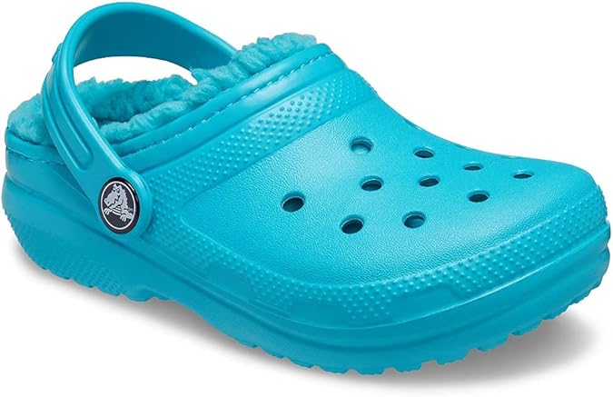 Crocs Classic Lined Clog | Warm and Fuzzy Slippers for Kids : Amazon ...