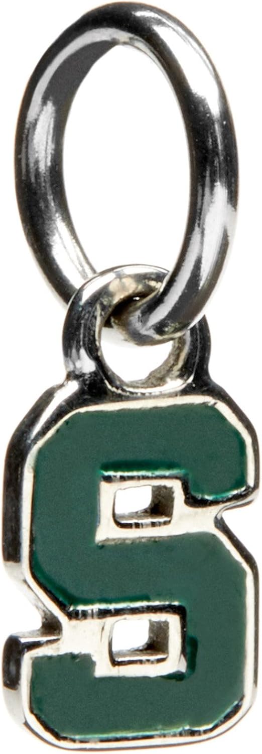 Amazon.com: Michigan State Charm | Michigan State Spartans Block S ...