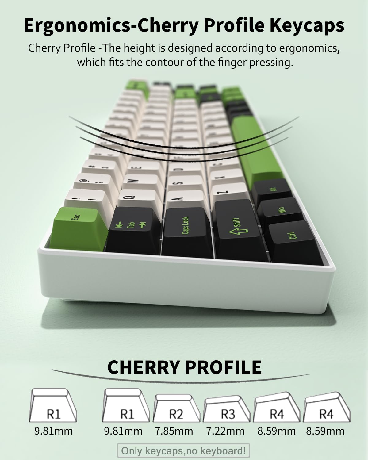 Mua DAGK PBT Keycaps,124 Keys Custom Keycaps Set, Cherry Profile ...