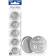 Amazon.com: Voniko 3 Volt CR2025 Battery 5 Pack – CR 2025 Button Cell Battery – 2025 Lithium ...