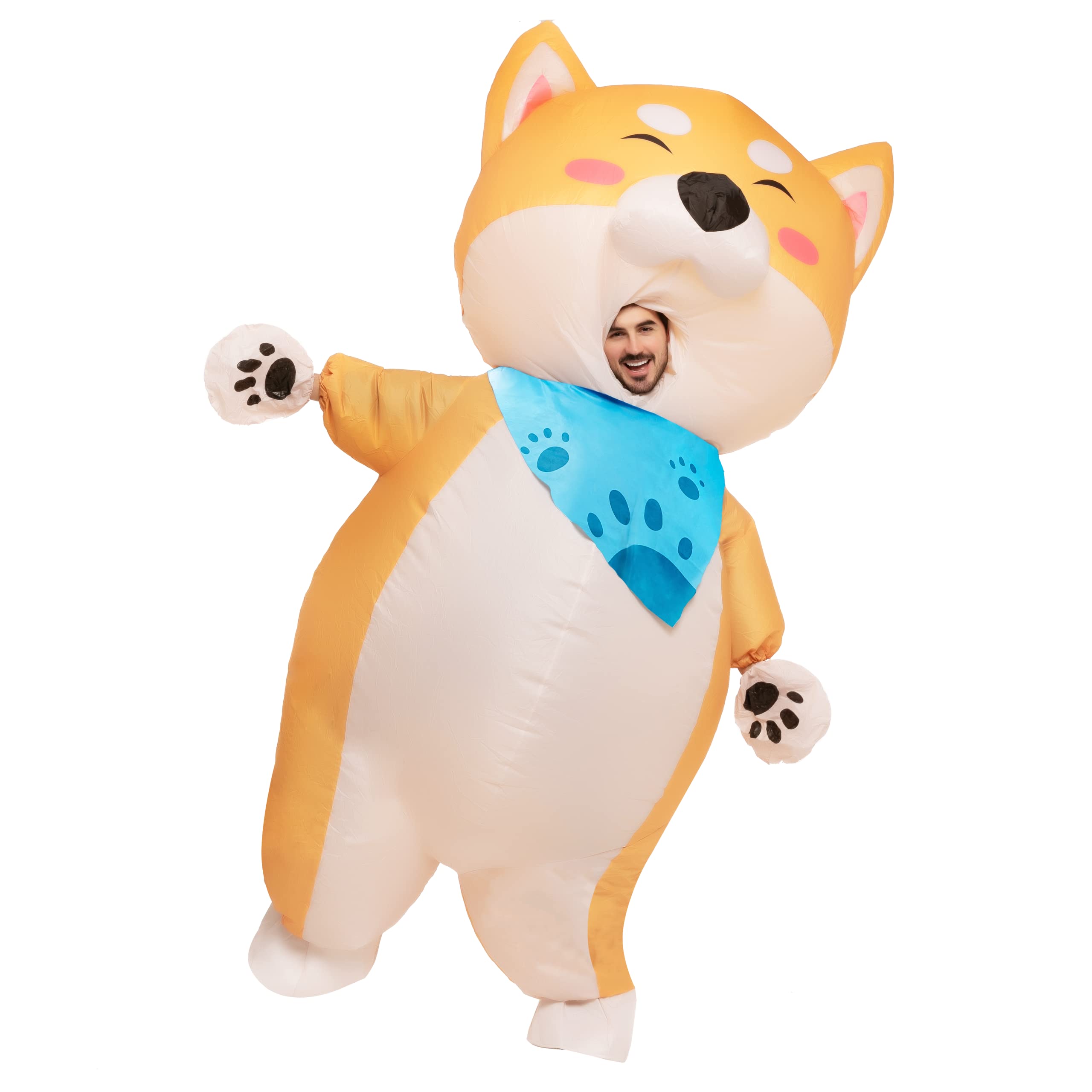 Spooktacular Creations Inflatable Costume for Adult Shiba Inu Air Blow ...