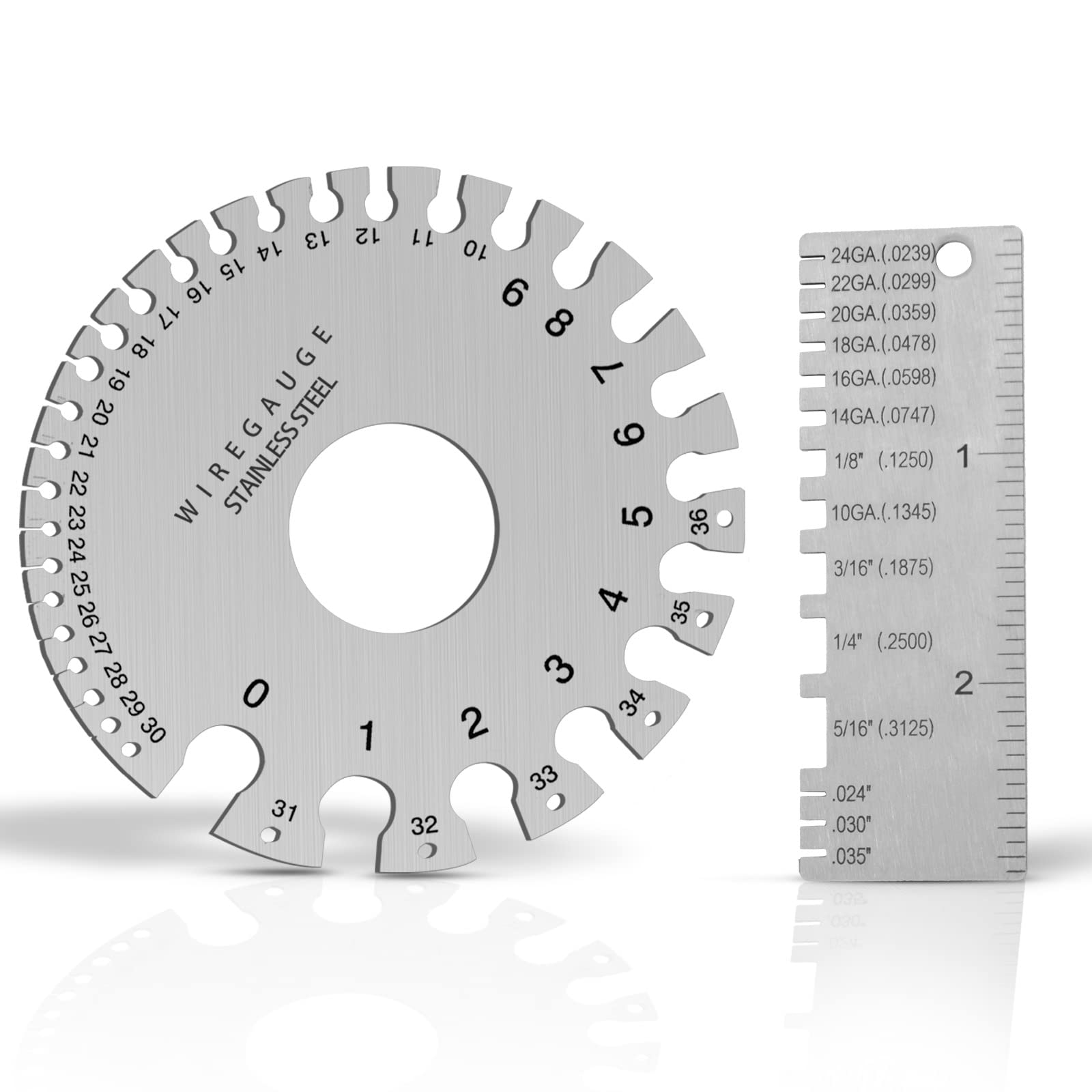 Mua Round Double Sided Metal Thickness Gauge and Sheet Metal Thickness ...
