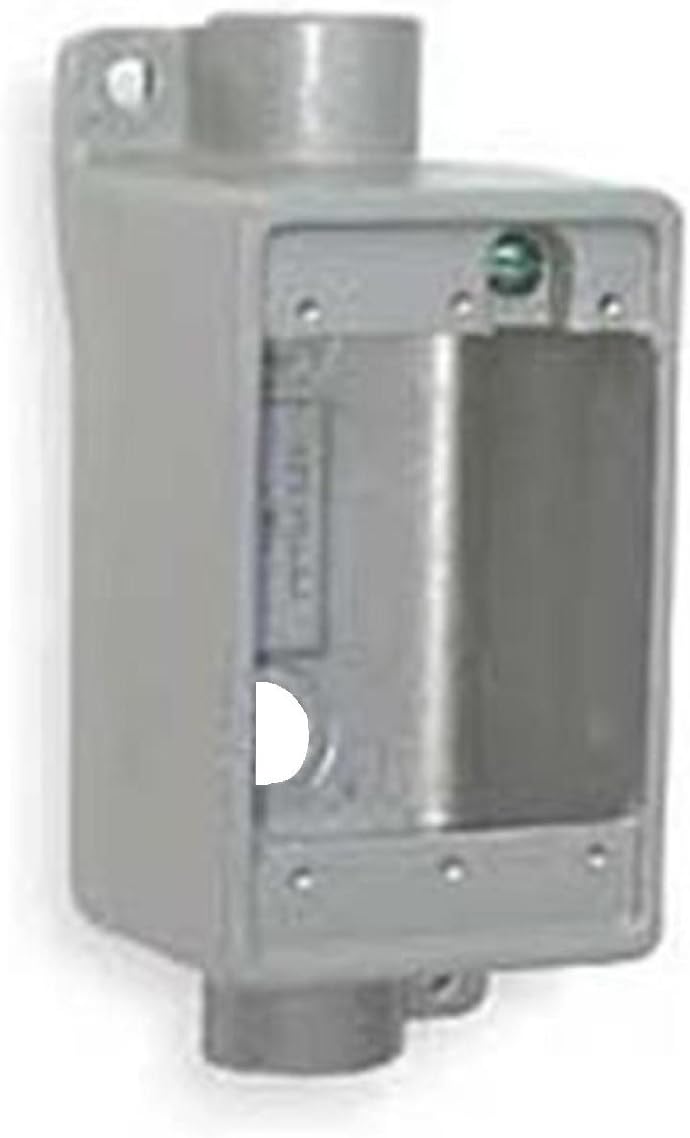 Crouse-Hinds FSCA2 Condulet Single Gang Cast Device Box, 3/4-Inch ...