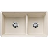BLANCO 443088 PERFORMA SILGRANIT 60/40 Double Bowl Undermount Kitchen ...