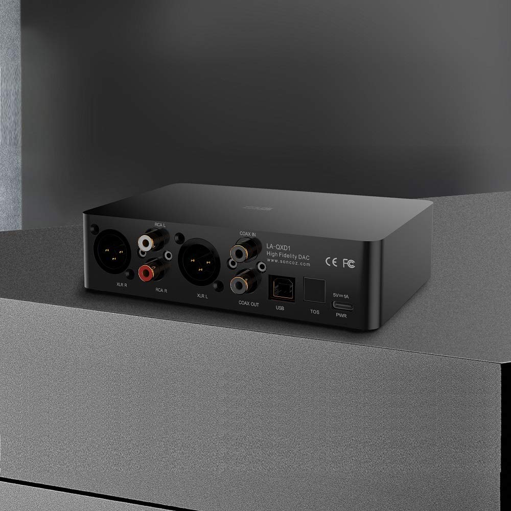 Mua SONCOZ LA-QXD1 HiFiオーディオデジタルアナログコンバーターUSB DACバランスES9038Q2M32ビット ...