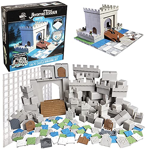 Monster Adventure Terrain- 128pc Painted Castle Expansion Set with ...