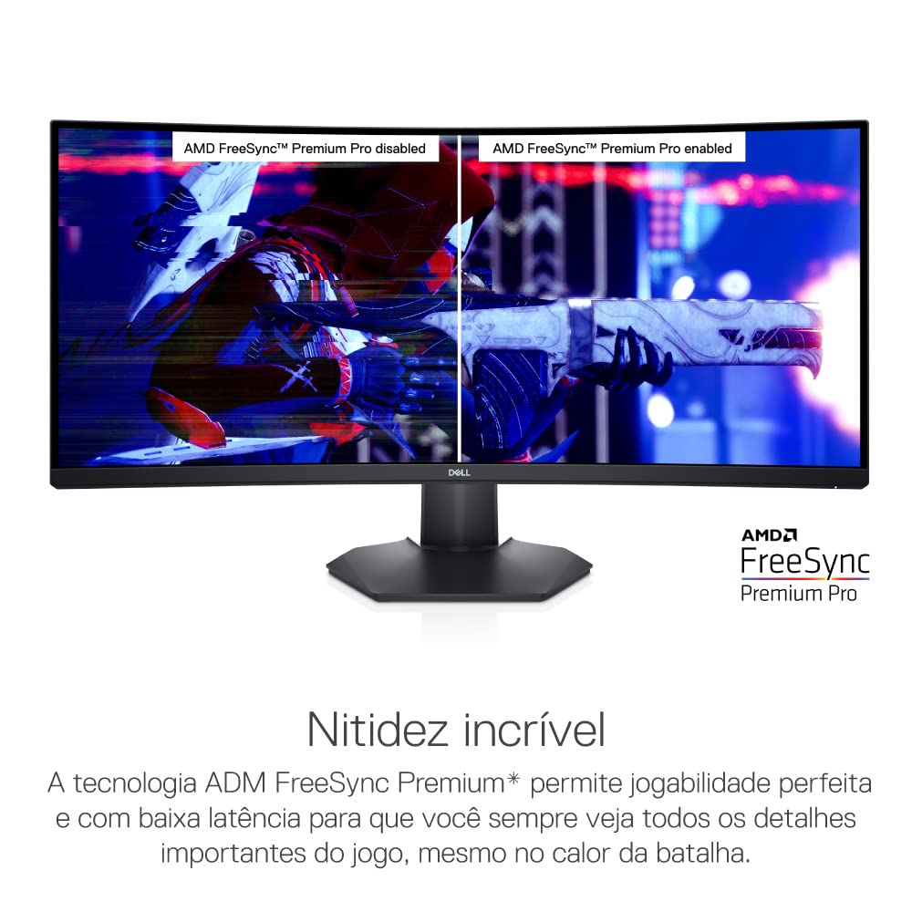 Mua Dell S3422DWG, 34 Inches, WQHD 3440x1440, Curved Gaming Monitor ...