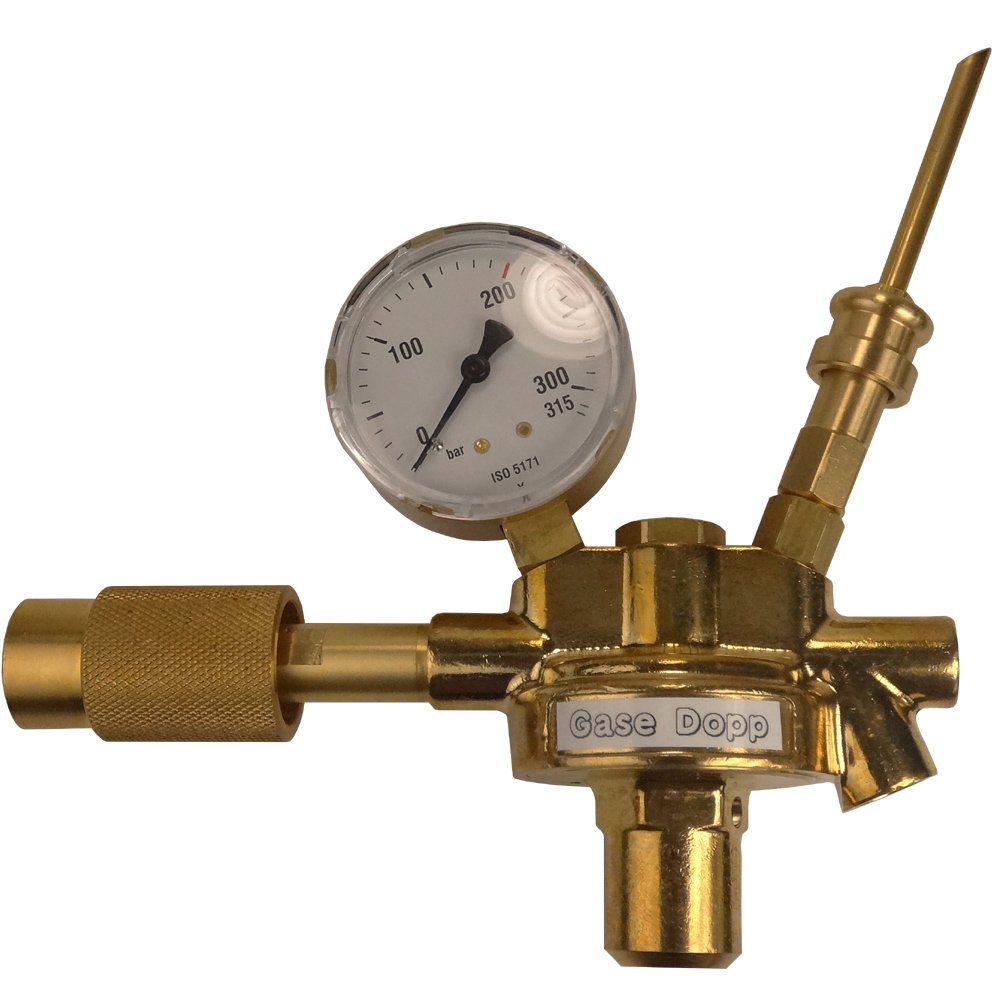 Gase Dopp Ballongas Abfüllventil mit Druckminderer zum befüllen von ...