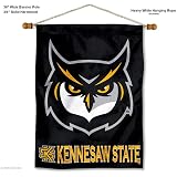 Amazon.com : College Flags & Banners Co. Kennesaw State Owls 12" X 30 ...