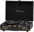 Retro Style Briefcase Record Player Vinyl Turntable, Portable Deck with ...