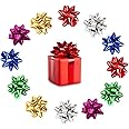 Amazon.com: 120pcs Mini Gift Bow, 1" Inch Metallic Star Bow Small Tiny Stick On Bows for Present ...