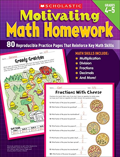 Amazon.com: Motivating Math Homework: 80 Reproducible Practice Pages ...
