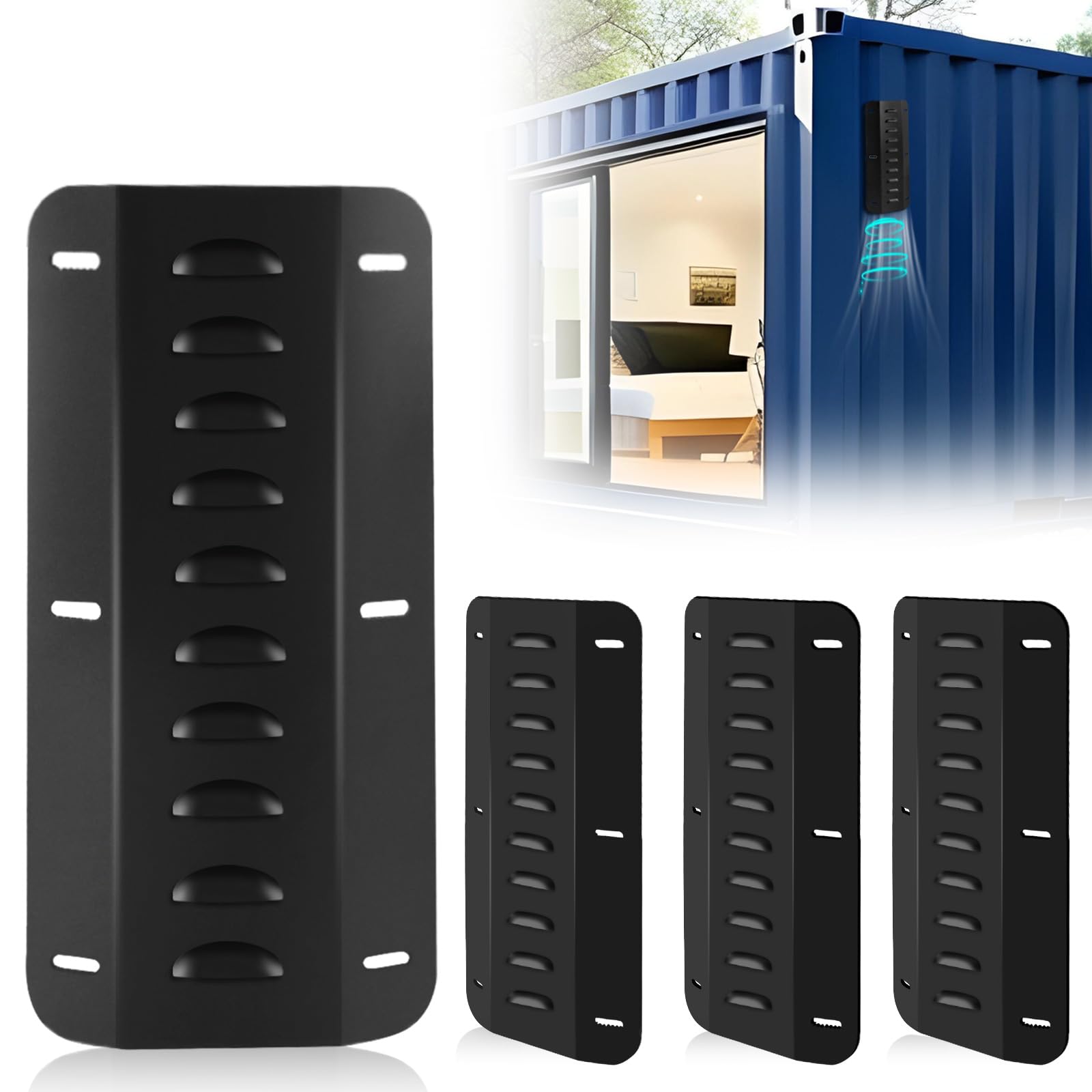 PACEWALKER Shipping Container Air Vent Kit (4 Pack) - Passive Cross ...