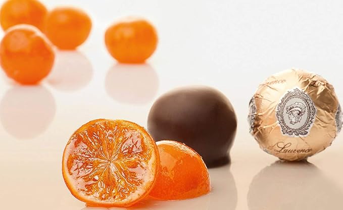 Whole Candied Juicy Mandarin Oranges in Dark Chocolate - 215g: Amazon ...