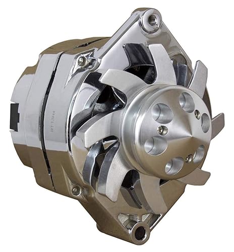 LActrical Chrome High Output 200 Amp Alternator for Chevy Holden BBC ...
