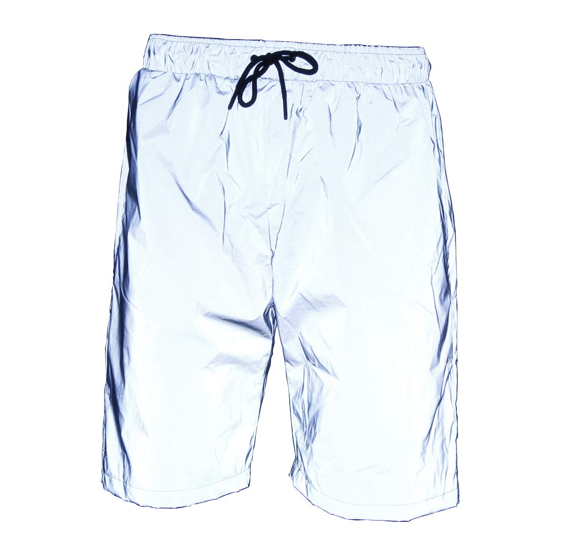 LZLRUN 3M Reflective Shorts Pant Men Fluorescent Trousers Casual Night ...