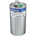 BOJACK 60+5uF 60/5MFD ±6% 370V/440V CBB65 Dual Run Circular Start Capacitor for AC Motor Run or ...