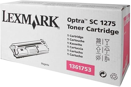Amazon.com: Lexmark 1361753 Lex OPTRA1275 Magenta Crt: Office Products