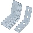 Amazon.com: OTTFF 6 Pack 4 Hole 60 Degree Open Angle Bracket for1-5/8 ...