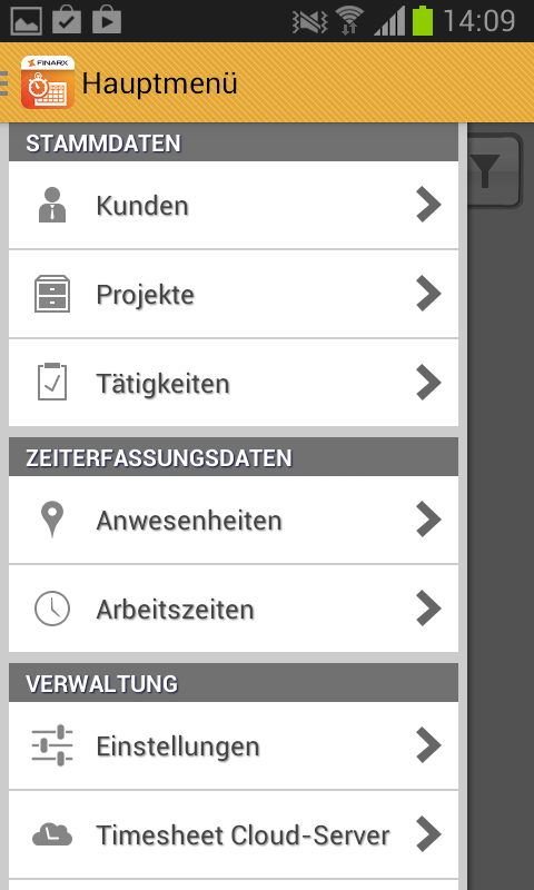 FINARX Timesheet Zeiterfassung:Amazon.de:Appstore for Android