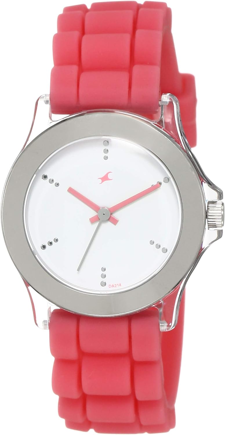 Fastrack Beach Upgrades Analog White Dial Women's Watch -NK9827PP07