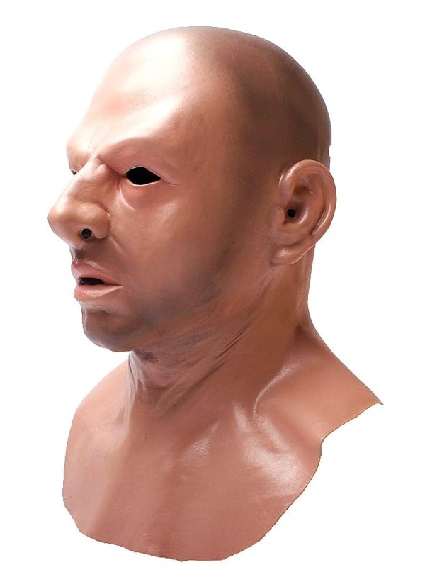 LEKA NEIL Realistic Bald Head Man Mask Halloween Masquerade Mask ...