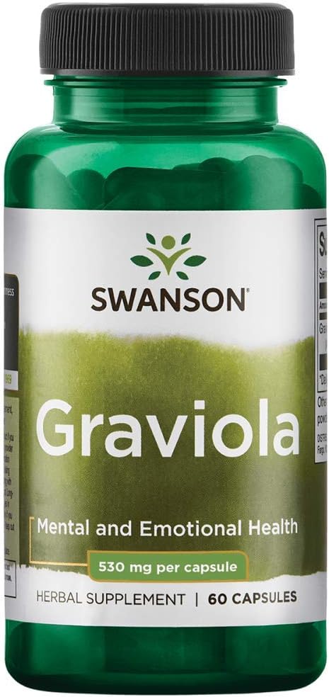 Amazon.com: Swanson Graviola 530 mg 60 Caps: Health & Personal Care