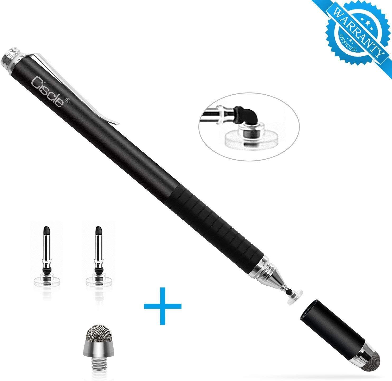 Amazon.com: Ciscle (Disc Styli) Antiskid Detachable Tablet Stylus Pen ...