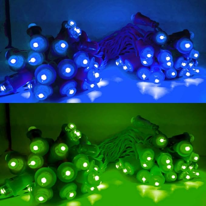 Buy Hi-Tech Indian Fancy LED Series Light 40 Feet Long 50 Bulbs Include ...
