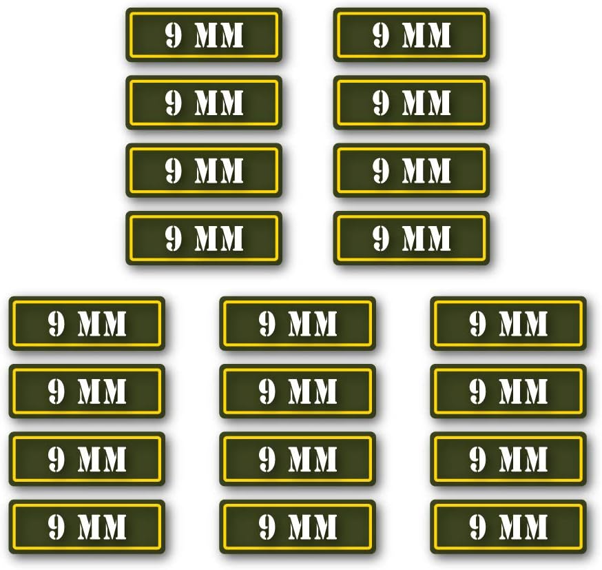 Amazon.com: Ammo can Labels Stickers Decals Caliber 9 mm 300Blk 5.56 7. ...