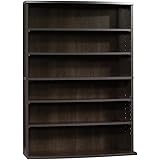 Amazon.com: Sauder Multimedia Storage Tower, Cinnamon Cherry finish ...