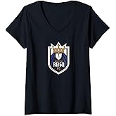 Amazon.com : Womens NWSL Seattle Reign FC Logo V-Neck T-Shirt : Sports ...