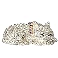 Amazon.com: MIXDOM Crystal Cat Trinket Box Jewelry Box Hand Painted ...